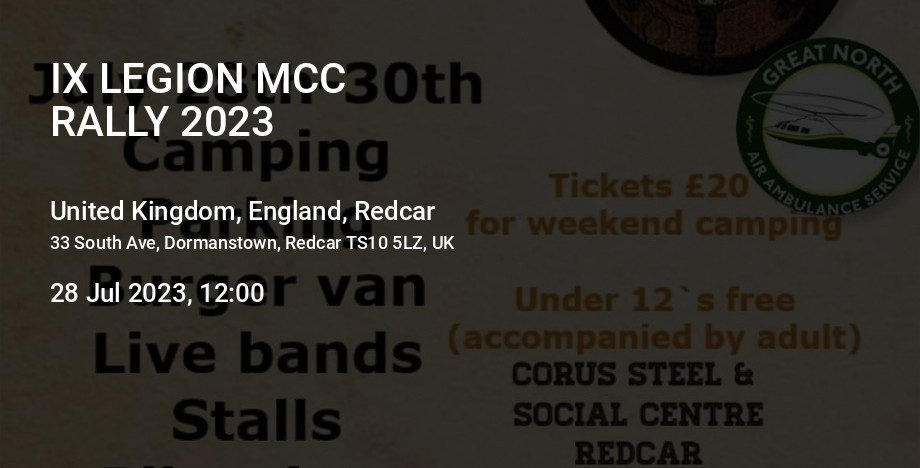 IX LEGION MCC RALLY 2023