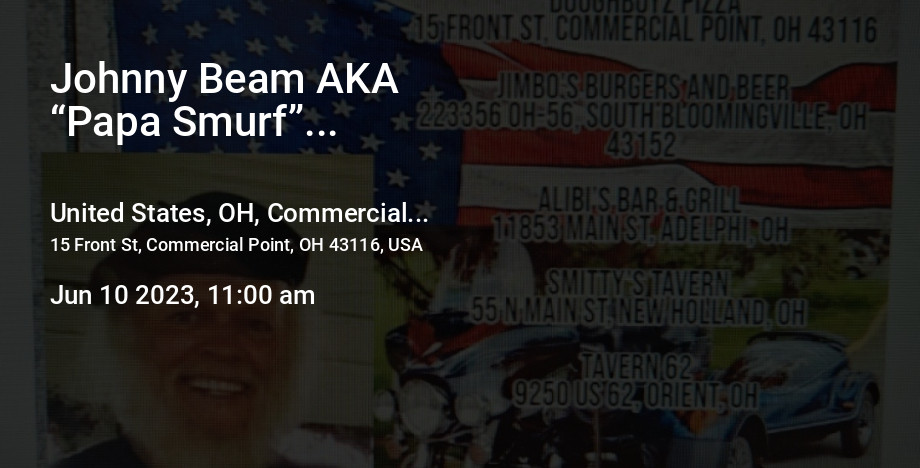 Johnny Beam AKA “Papa Smurf” Memorial Run