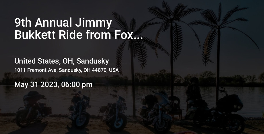 9th Annual Jimmy Bukkett Ride from Fox Cycle Works
