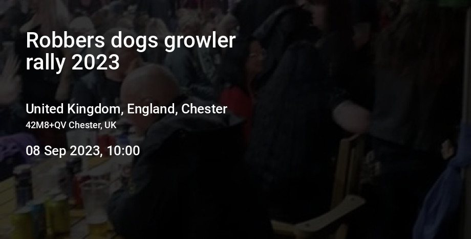 Robbers dogs growler rally 2023