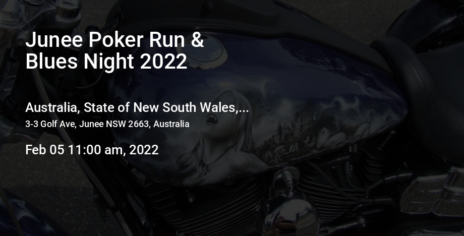 Junee Poker Run & Blues Night 2022