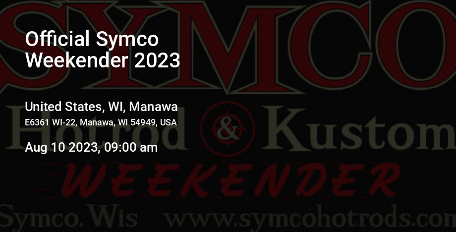 Official Symco Weekender 2023
