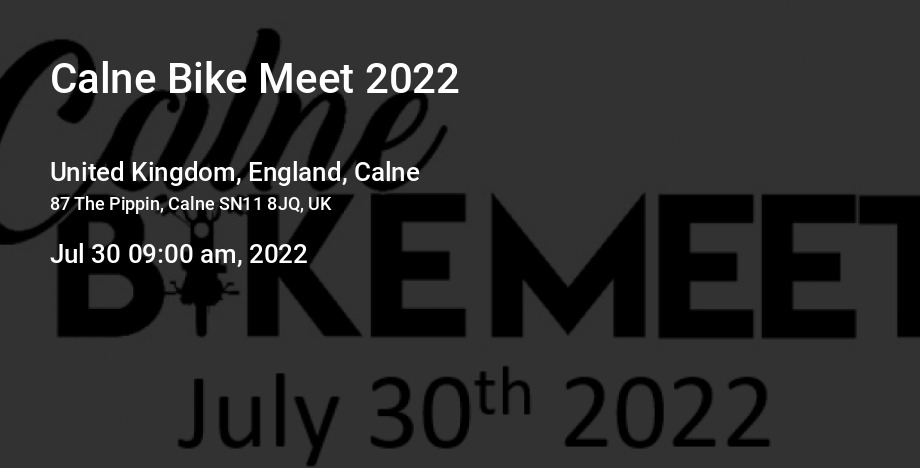 Calne Bike Meet 2022