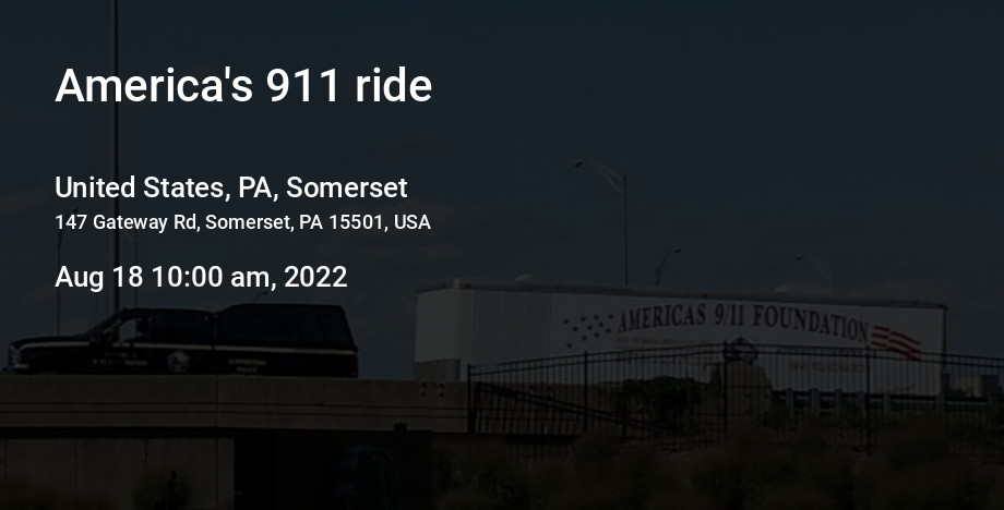 America's 911 ride