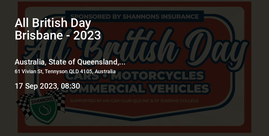 All British Day Brisbane - 2023