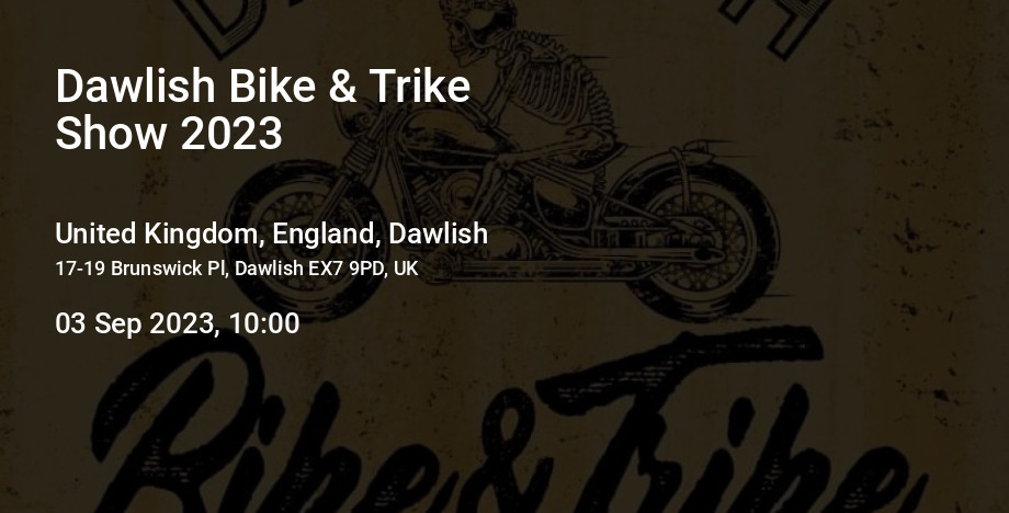 Dawlish Bike & Trike Show 2023