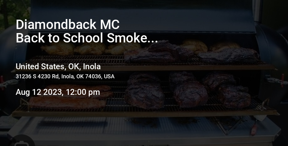 Diamondback MC Back to School Smoke Out!!!