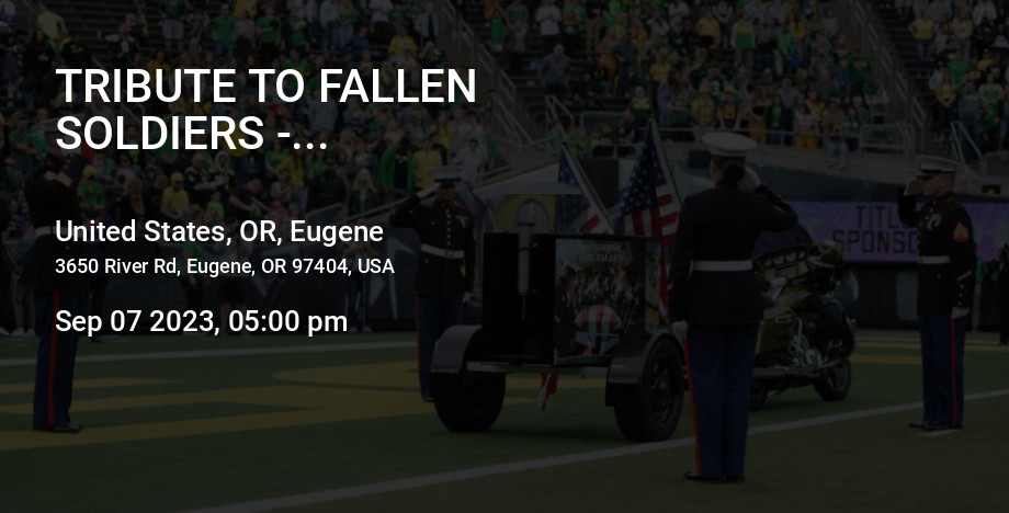 TRIBUTE TO FALLEN SOLDIERS - Motorcycle Ride to Deliver Fallen Soldiers ...