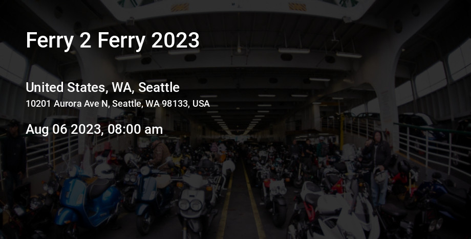 Ferry 2 Ferry 2023