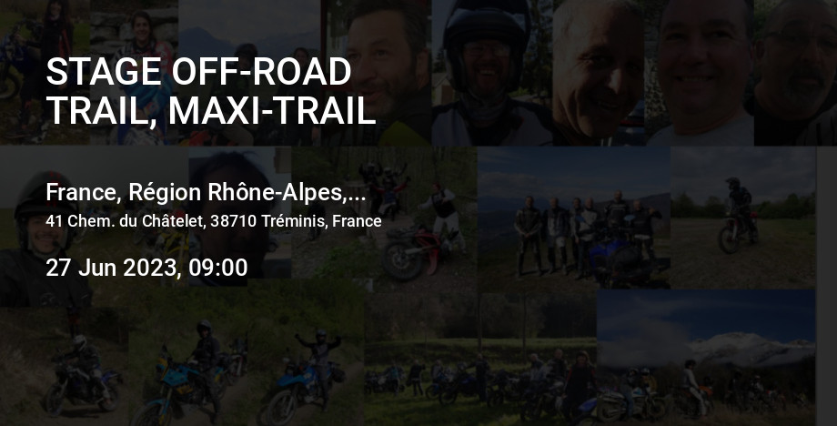 STAGE OFF-ROAD TRAIL, MAXI-TRAIL