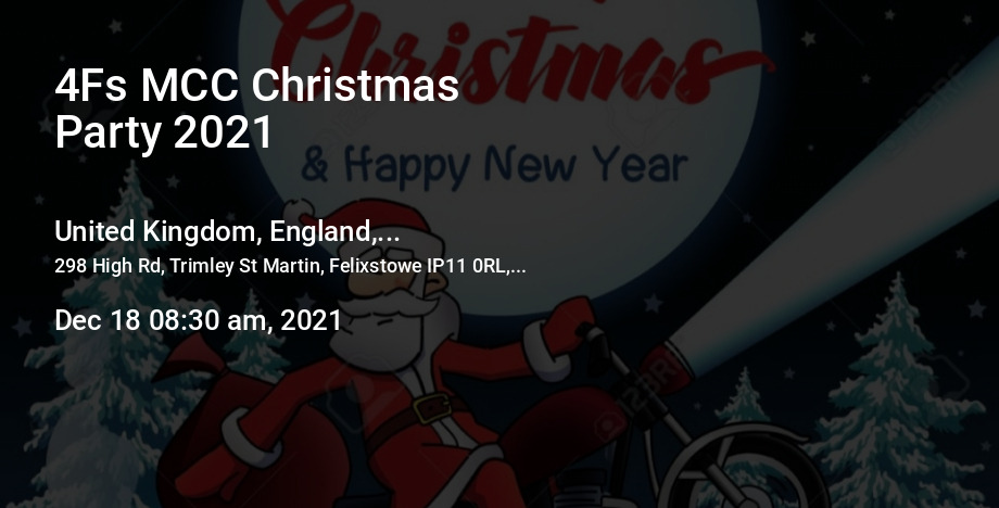 4Fs MCC Christmas Party 2021